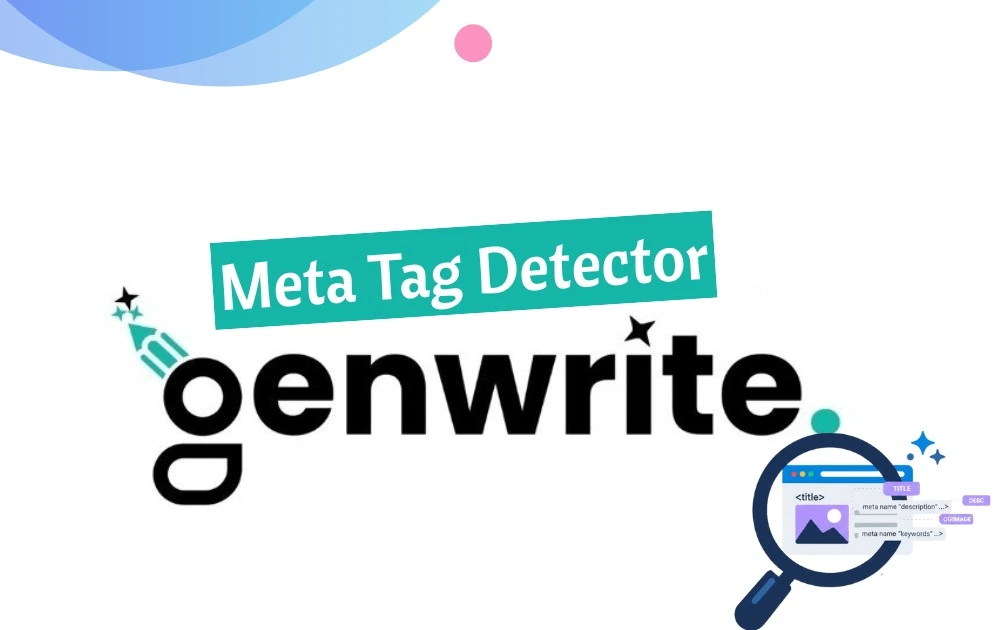 Meta Tag Generator Tool | AI SEO Meta Title & Description Generator ...